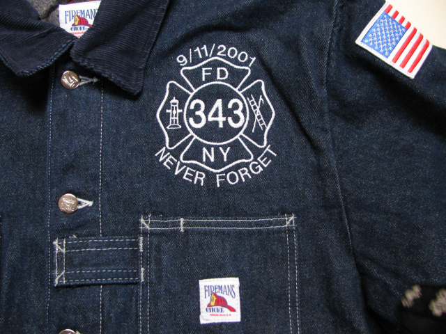 Denim Work Jacket,FDNY,Indianapolis,Chicago,Boston Fire Department