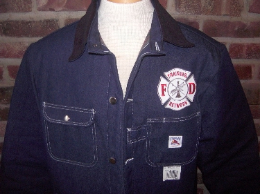 Denim Work Jacket,FDNY,Indianapolis,Chicago,Boston Fire Department
