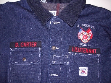 Denim Work Jacket,FDNY,Indianapolis,Chicago,Boston Fire Department